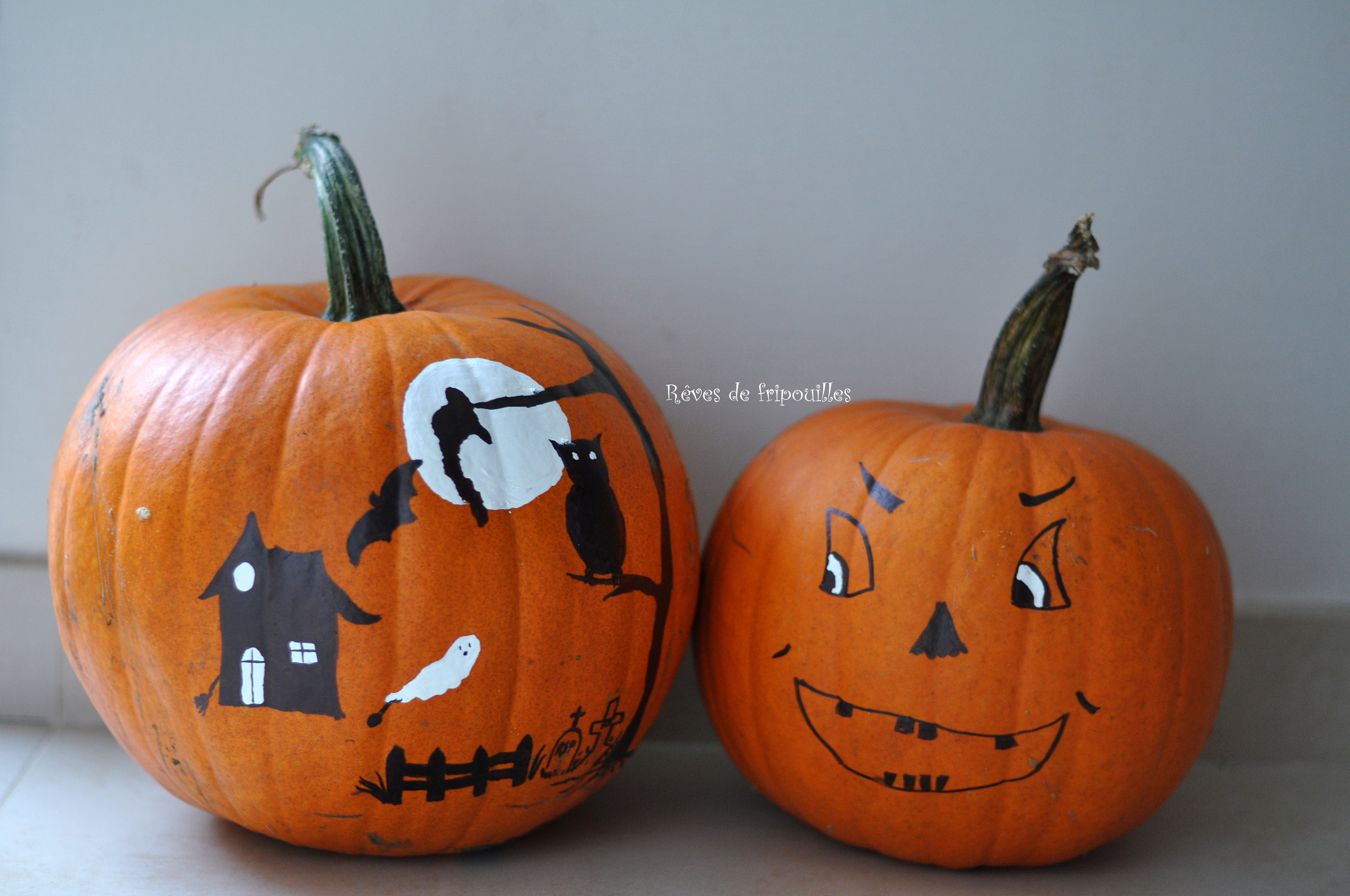 Décoration de courges pour Halloween ou pour le plaisir – Rêves de ...